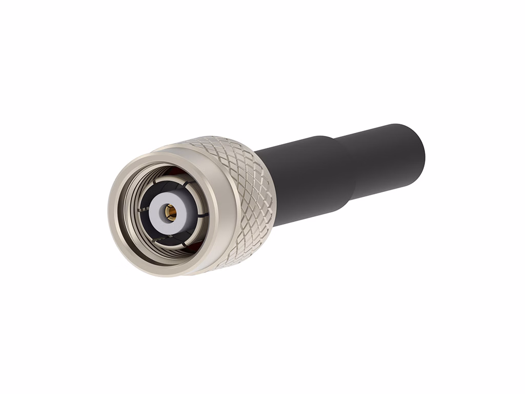 TNC Plug, Reverse Polarity, Straight, Crimp, RG-141, RG-303 and RG-58 Cable,  Brass Body, Nickel (Ni) Plated, IP68, 50 Ohms for sale