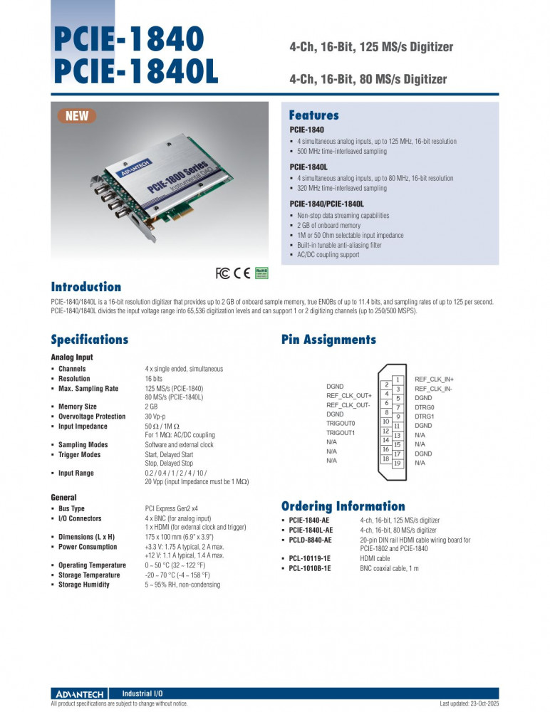PCIE-1840 product documentation preview
