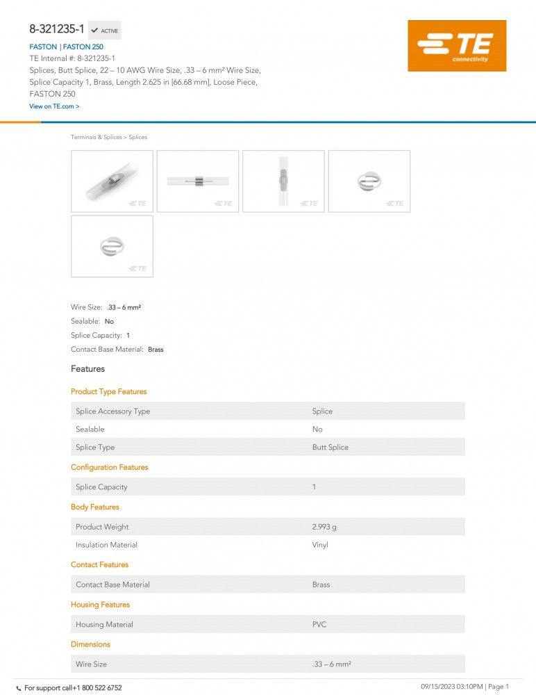 8-321235-1 technical document page 1