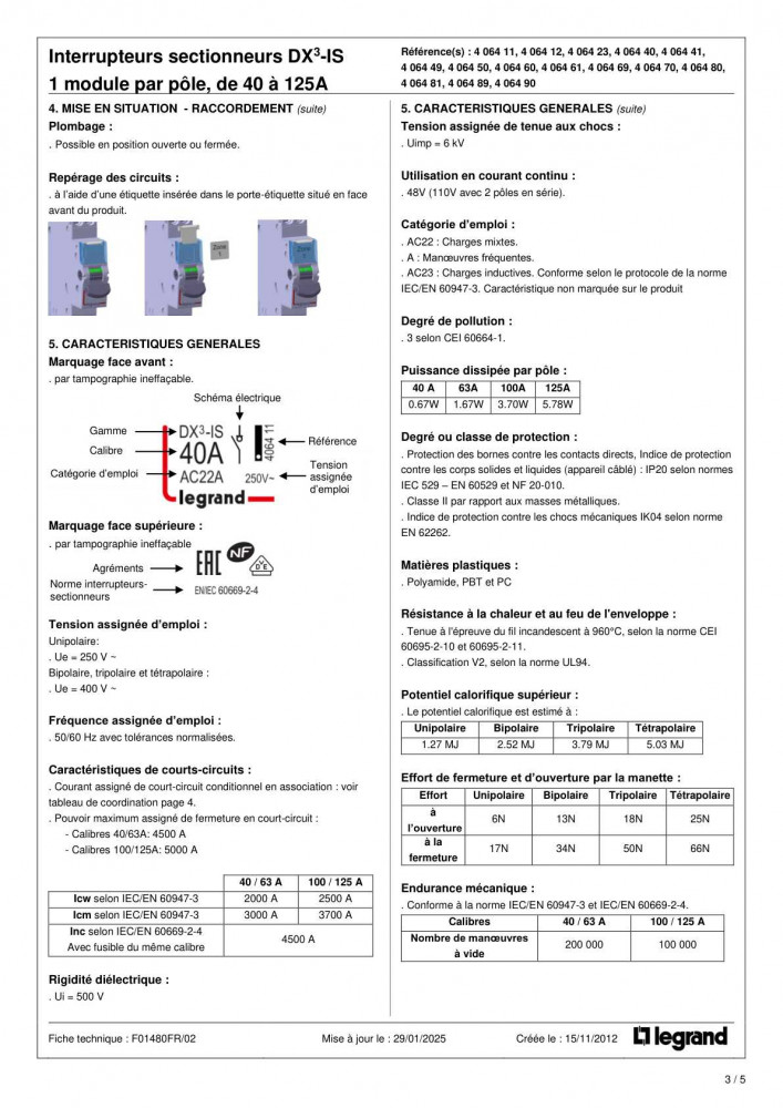 Legrand DX³-IS technical document page 3