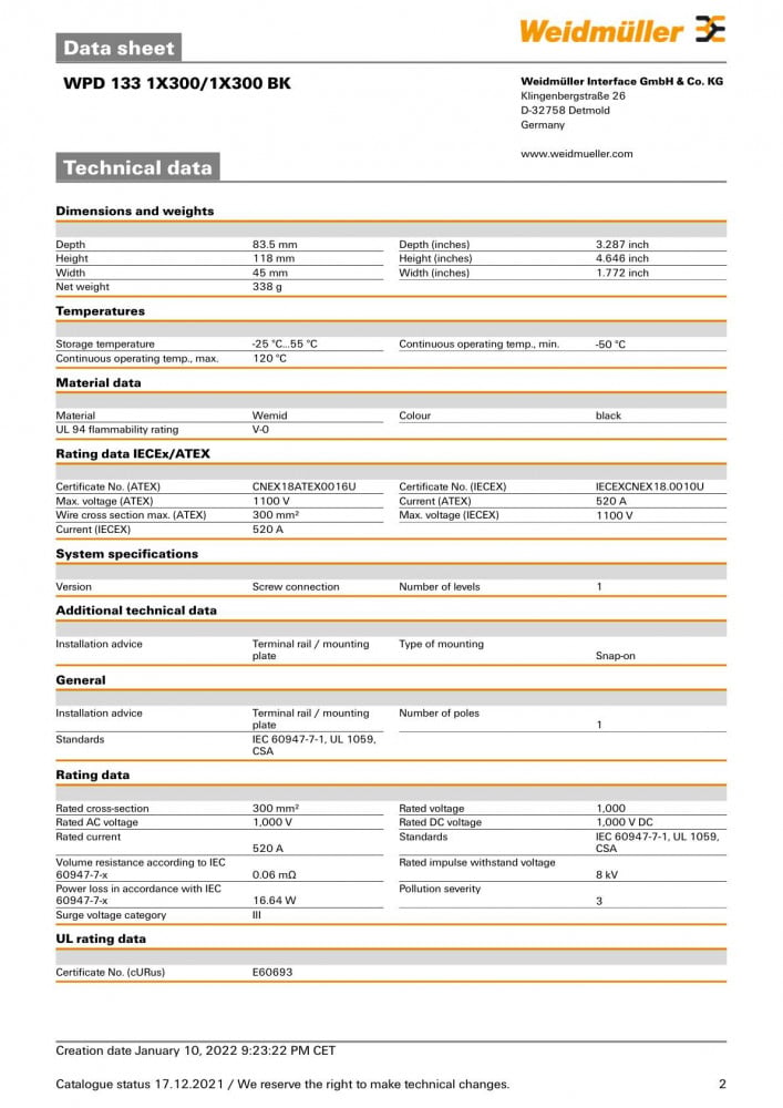 WPD 133 product document page 2