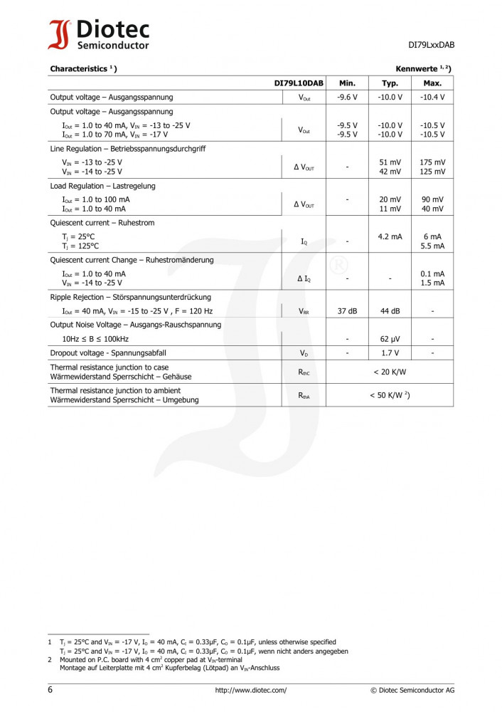 DI79LxxDAB datasheet page 6