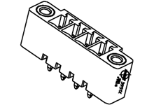 3.81mm Pitch Eurostyle Vertical PCB Header, with Threaded Retention Inserts, 2 Circuits for sale