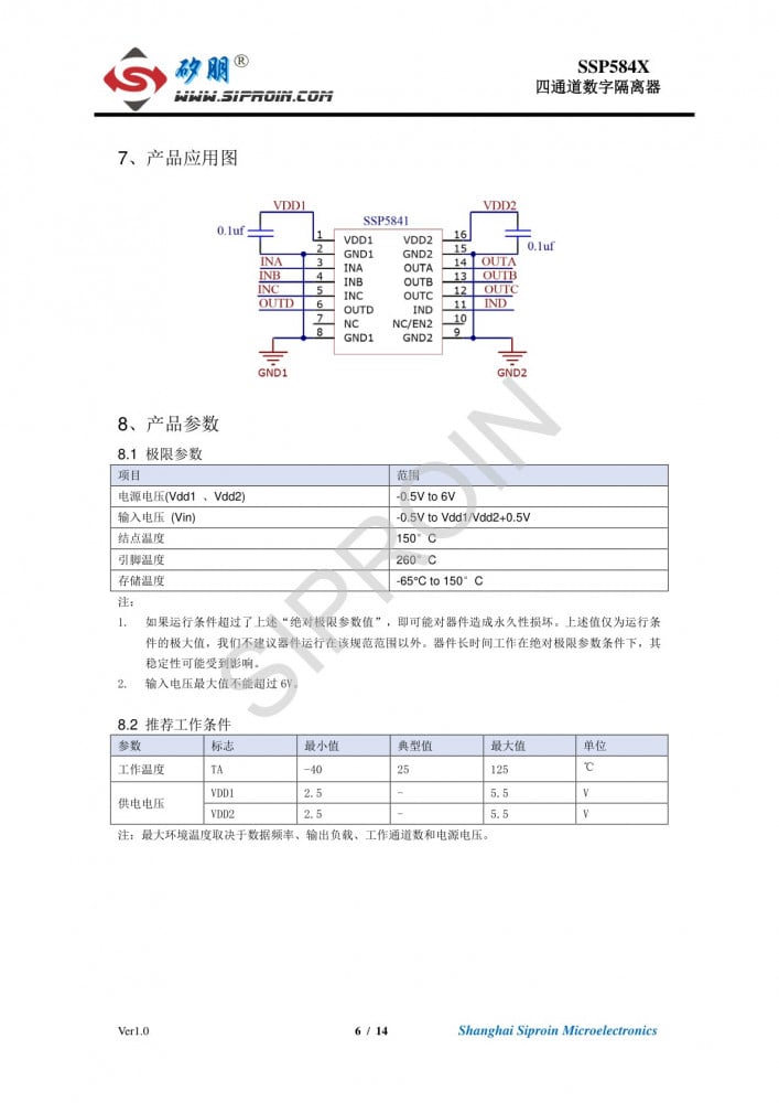 SSP5842ED datasheet page 6