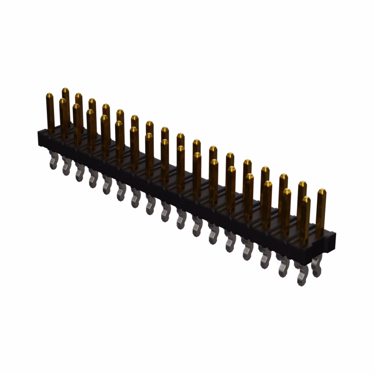 2.00mm Pitch Milli-Grid Straddle Mount Header, 34 Circuits, 0.38µm Gold (Au) Selective Plating, Lead-Free for sale