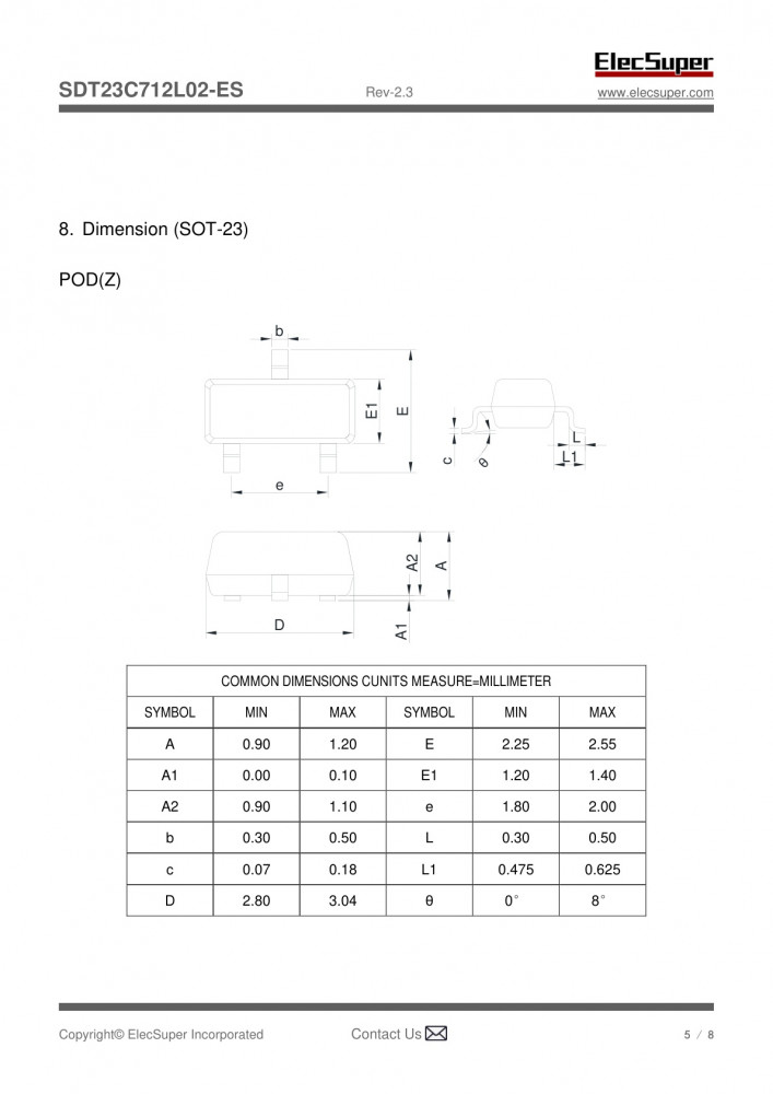 SDT23C712L02-ES datasheet page 5