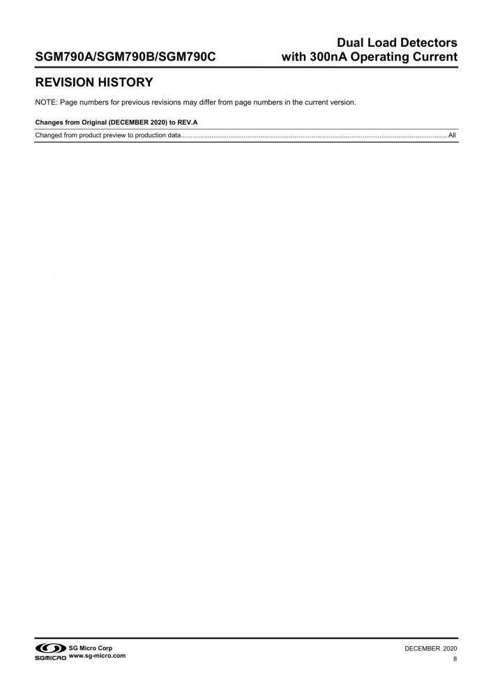 SGM790B datasheet page 8