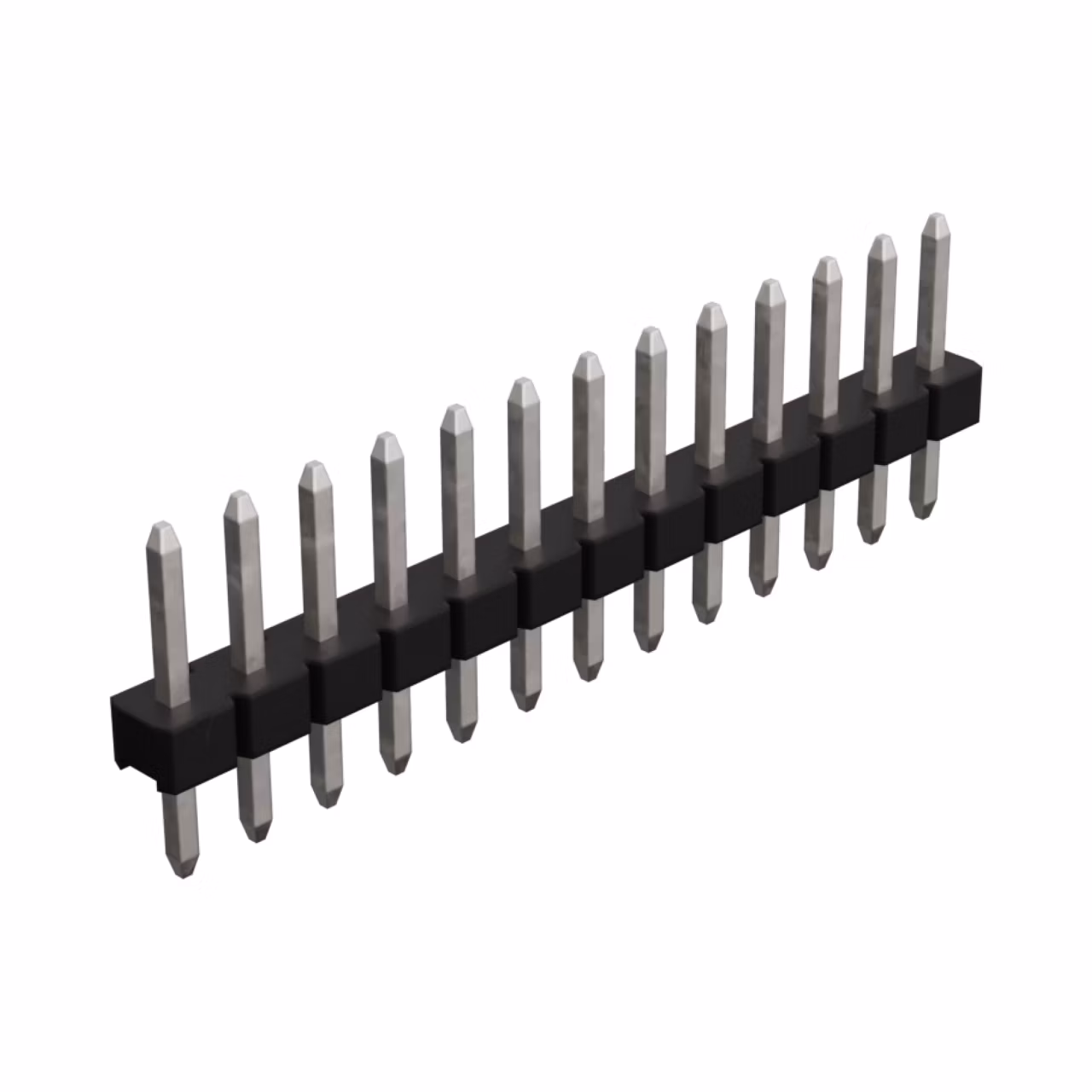 2.00mm Pitch Milli-Grid Header, Vertical, Through Hole, Breakaway, 3 Circuits, 0.50µm Gold (Au) Plating, Mating Pin Length 4.00mm, Tail Length 2.70mm, Lead-Free