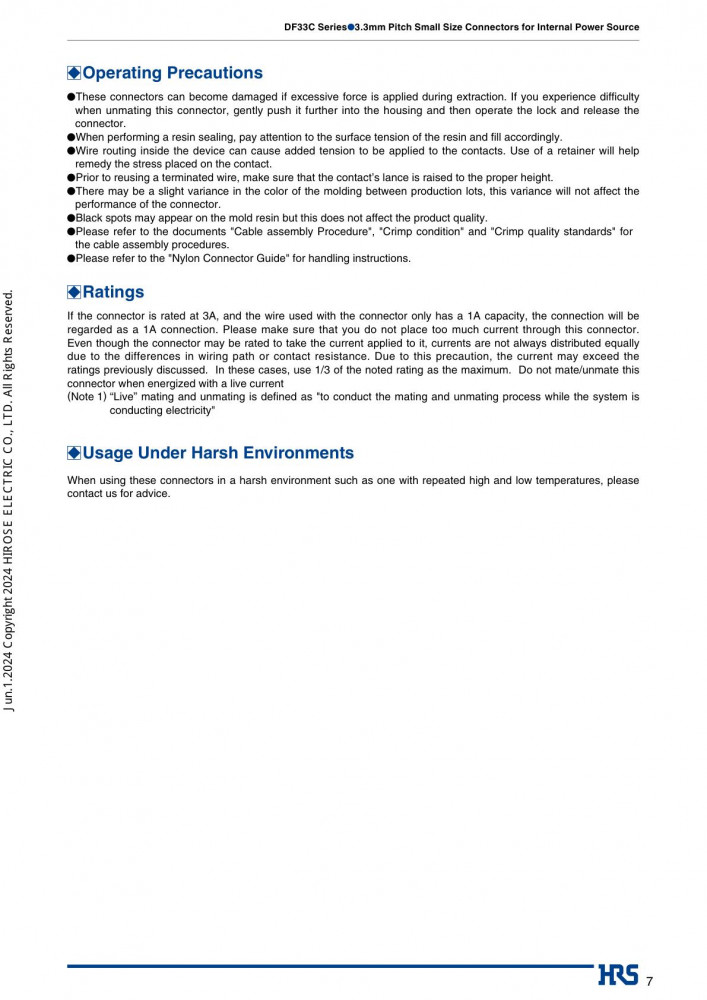 HRS DF33C series document page 7