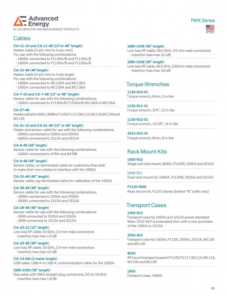 Power calibration system document page 10