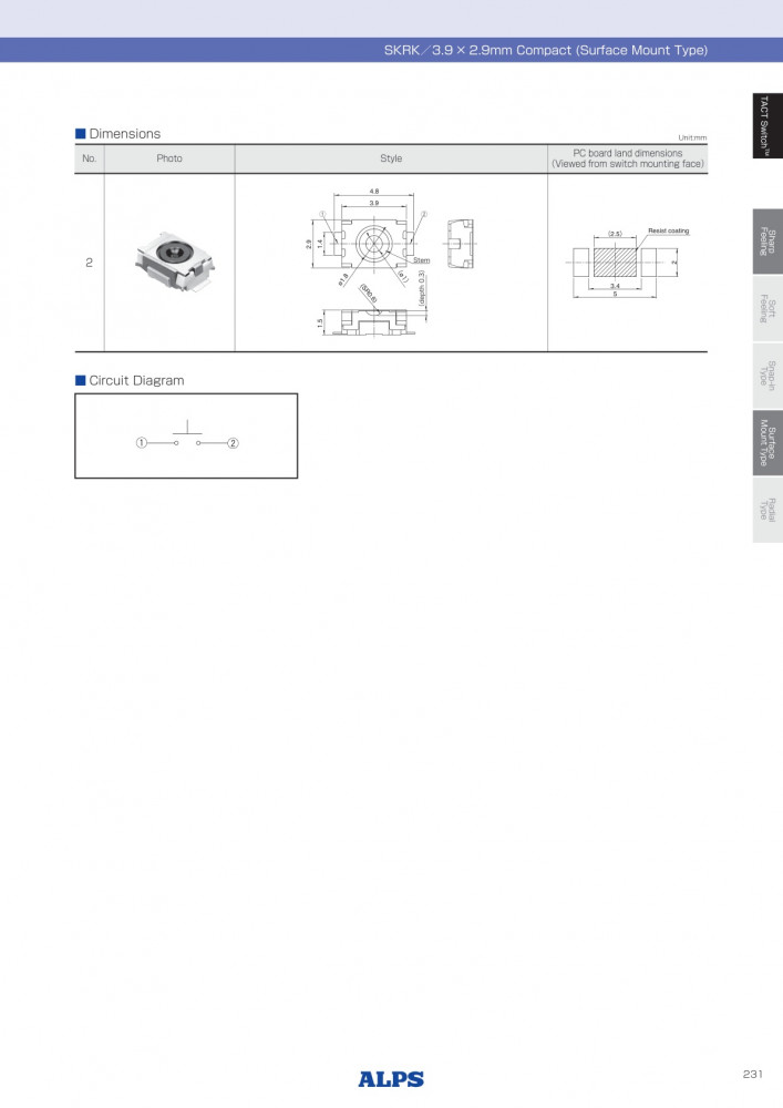 SKRKAGE020 product specification page 2