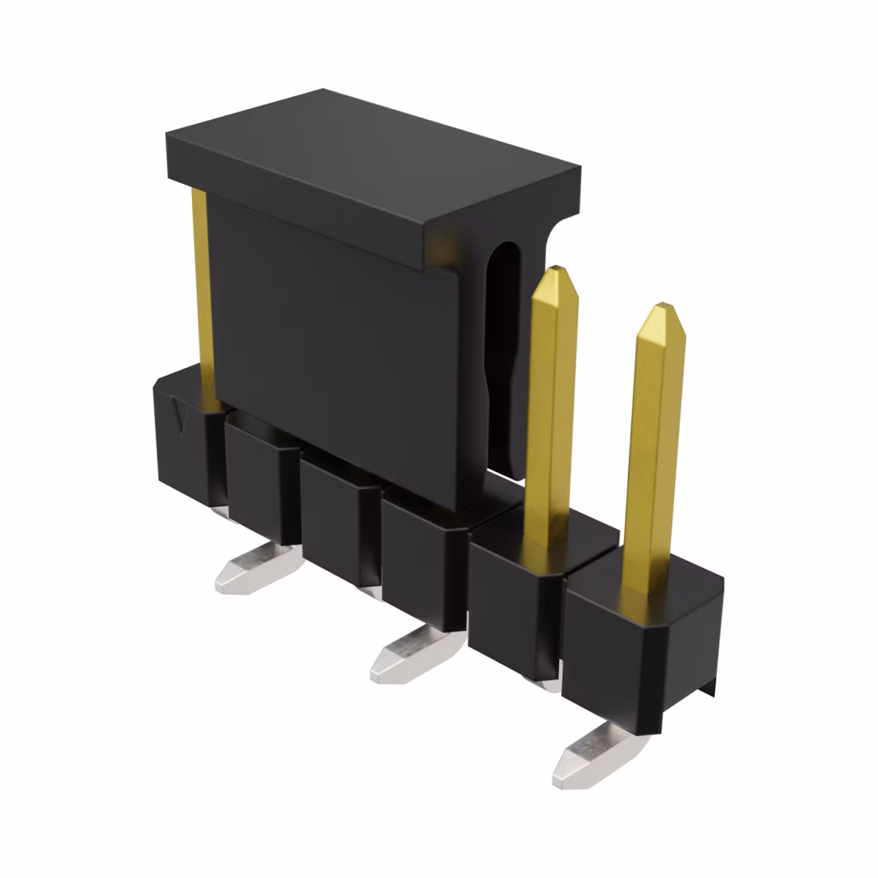 C-Grid / SL Header, Surface Mount, Breakaway, Vertical, 6 Circuits, 0.75µm Gold (Au) Plating, Tape and Reel Packaging with Cap, Lead-Free for sale