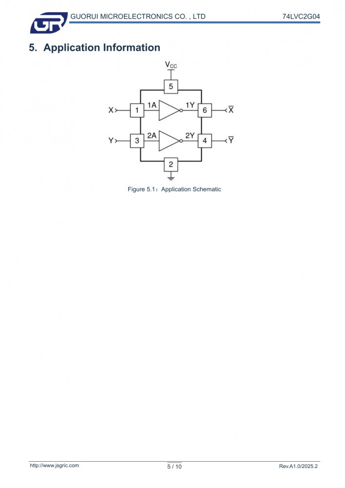 74LVC2G04 datasheet page 5