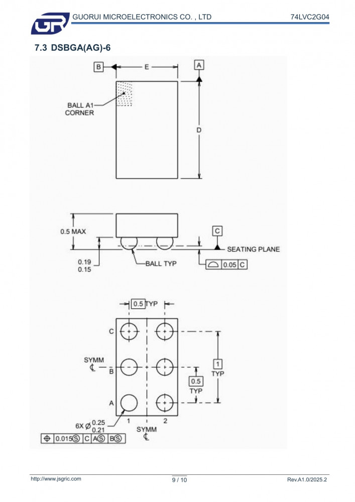 74LVC2G04 datasheet page 9