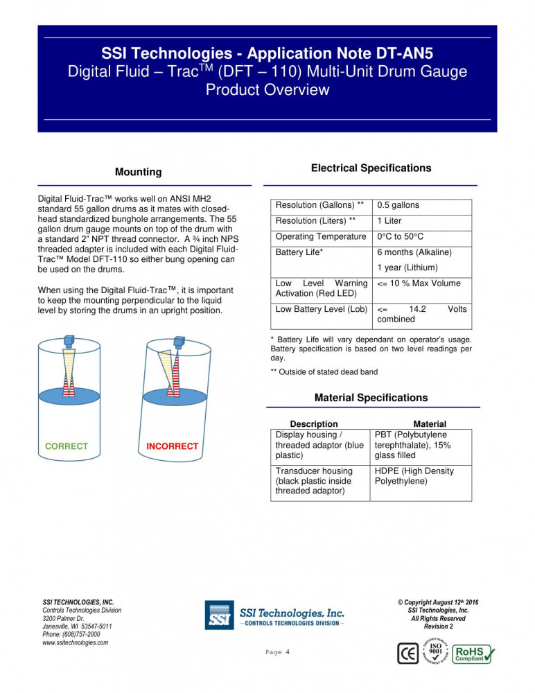 DFT-110 application note page 4