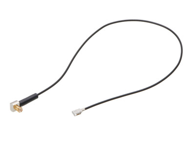 SMA Right-Angle Plug to SMA Right-Angle Plug on RG-174 Cable, 914.40mm Length, 50 Ohms