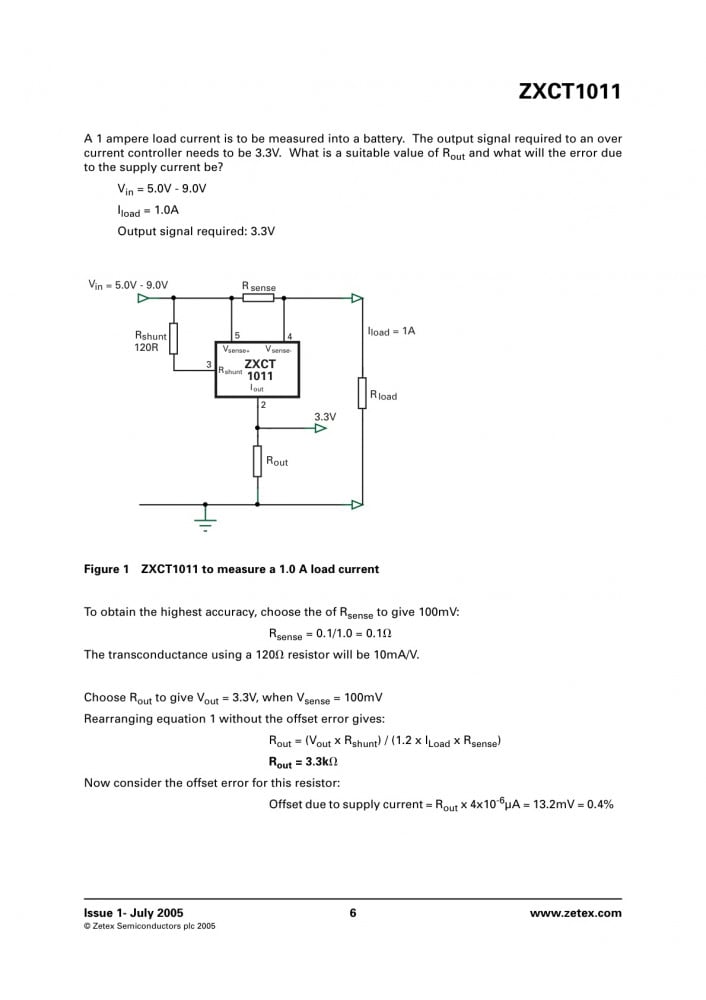 ZXCT1011 datasheet page 6