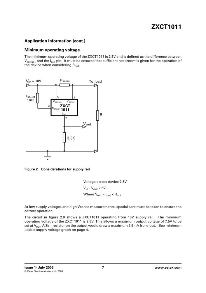 ZXCT1011 datasheet page 7