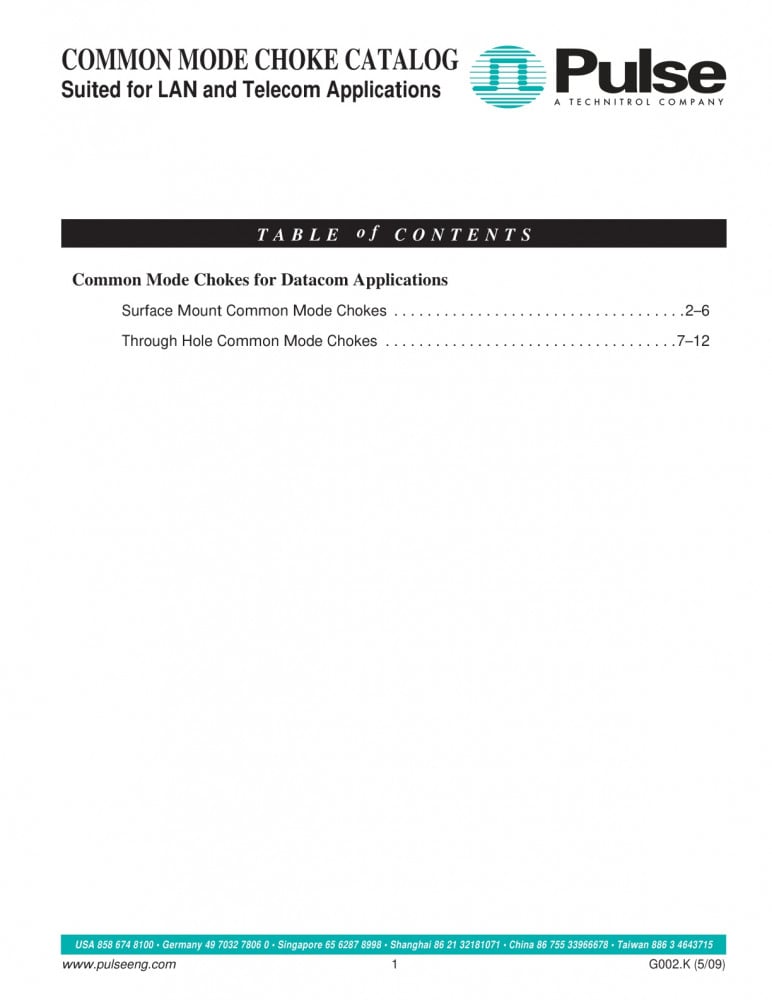 PE-67540 technical document page 1