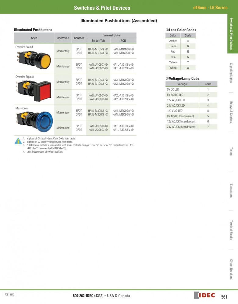 IDEC L6 technical document page 7