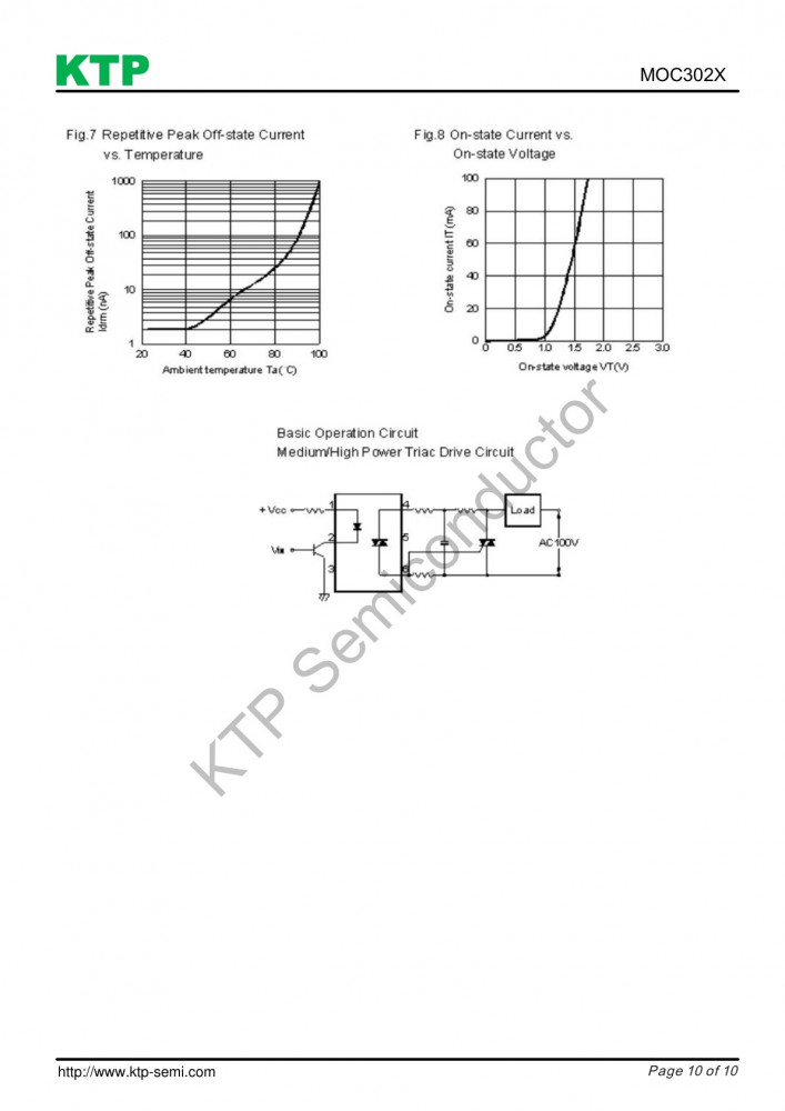 MOC3021-AW(KTP) datasheet page 10