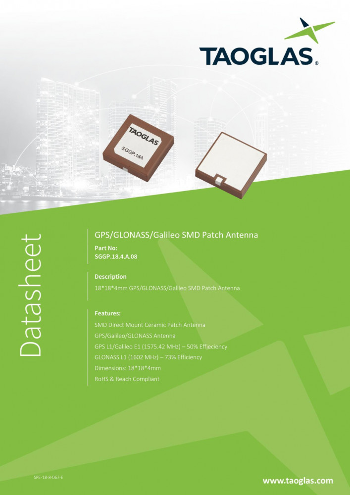 SGGP.18.4.A.08 datasheet page 1