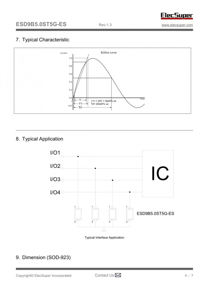 ESD9B5.0ST5G-ES datasheet page 4