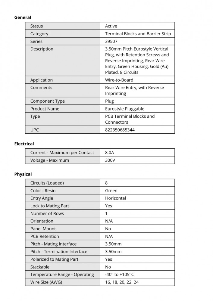 MOLEX 395077908 technical document image 2