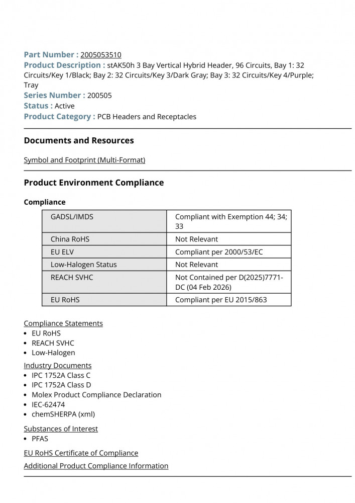 Product document image, page 1