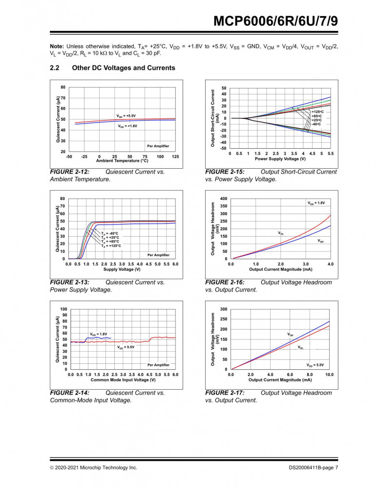 MCP6007 datasheet page 7