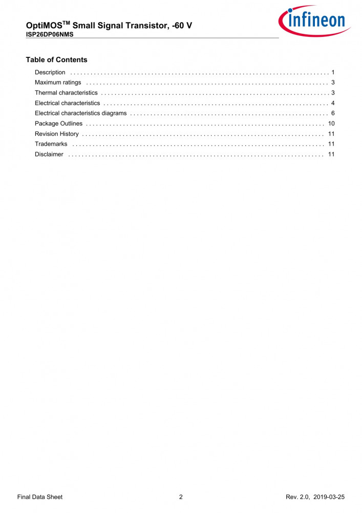 ISP26DP06NMS datasheet page 2