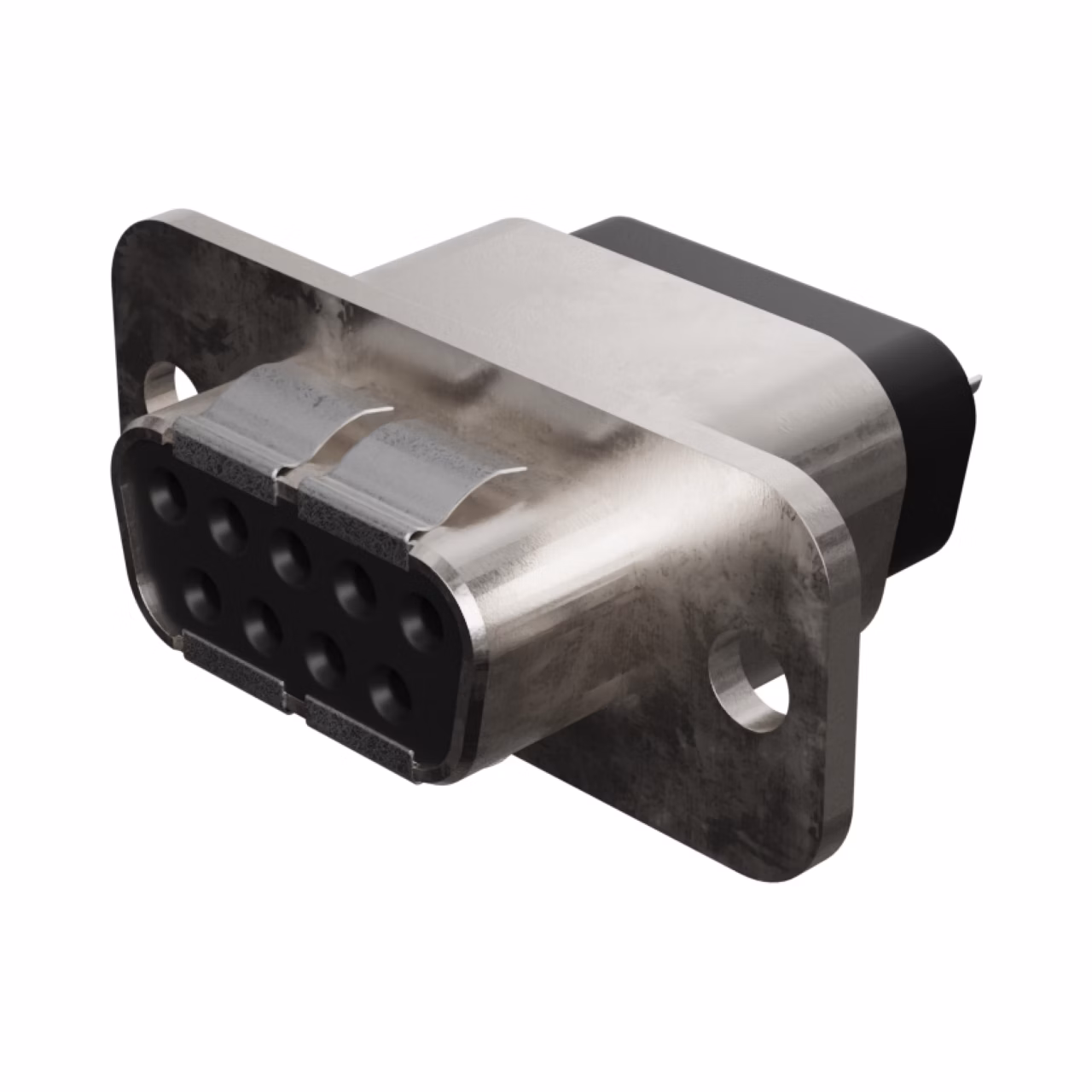 Standard-Density EMI Filtered D-Sub Connector, Female, Straight, Solder Cup, 4000pF Pi, 9 Circuits for sale