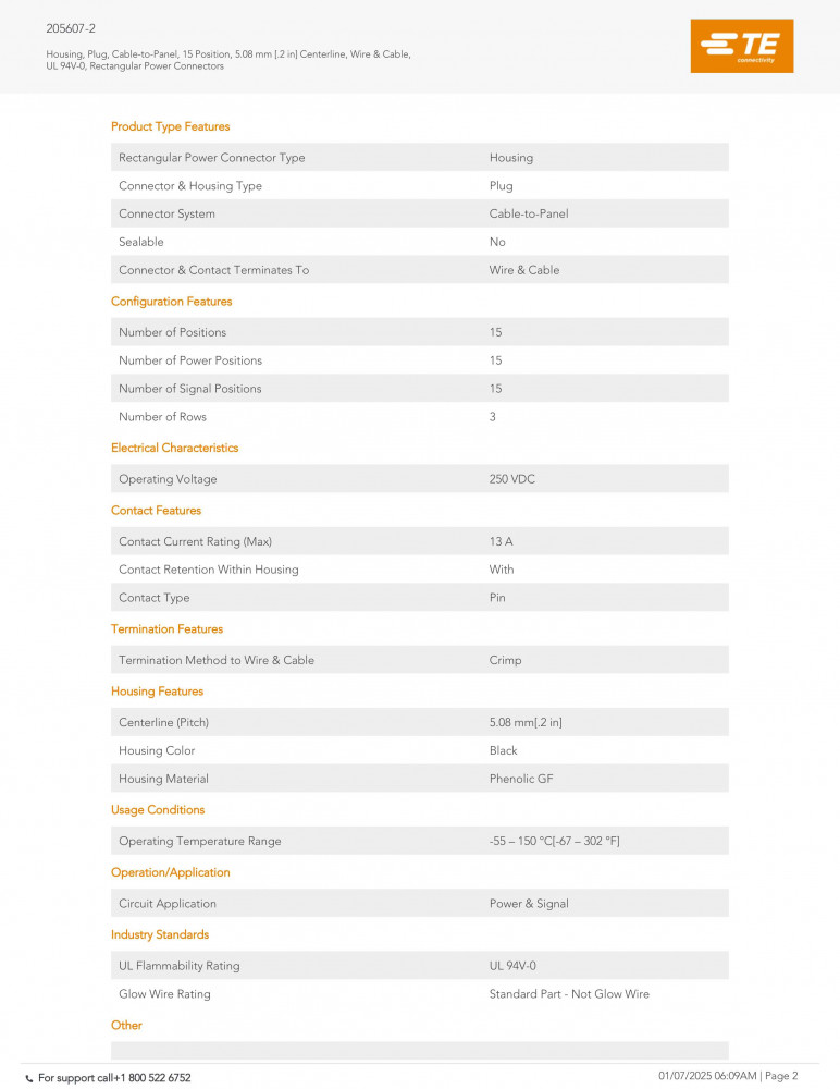 205607-2 technical document page 2