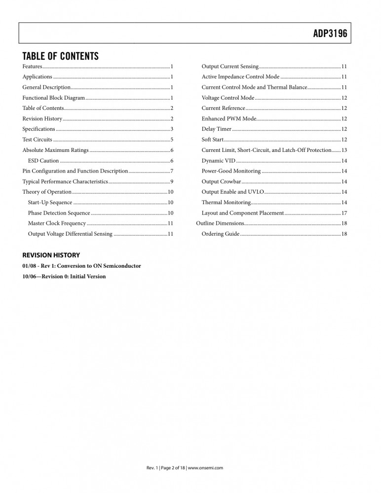 ADP3196 datasheet page 3