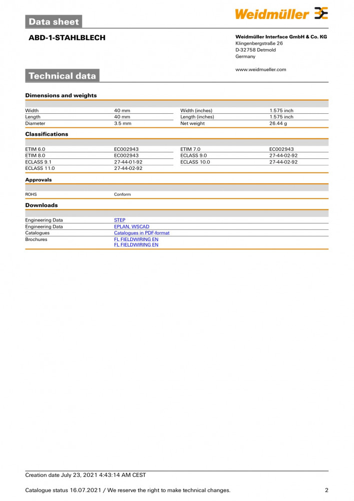 9457300000 technical document page 2