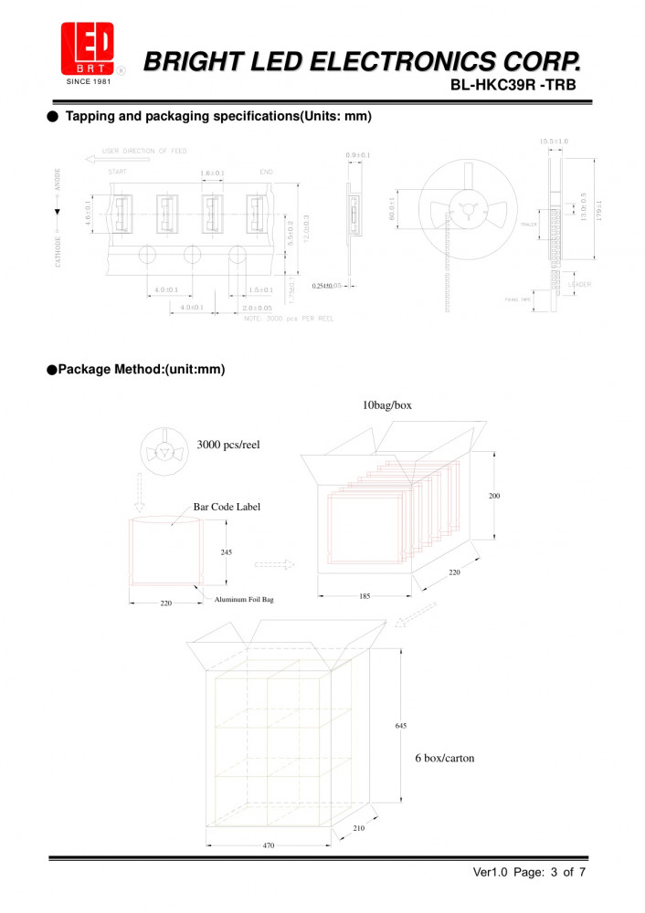 BL-HKC39R-TRB datasheet page 3