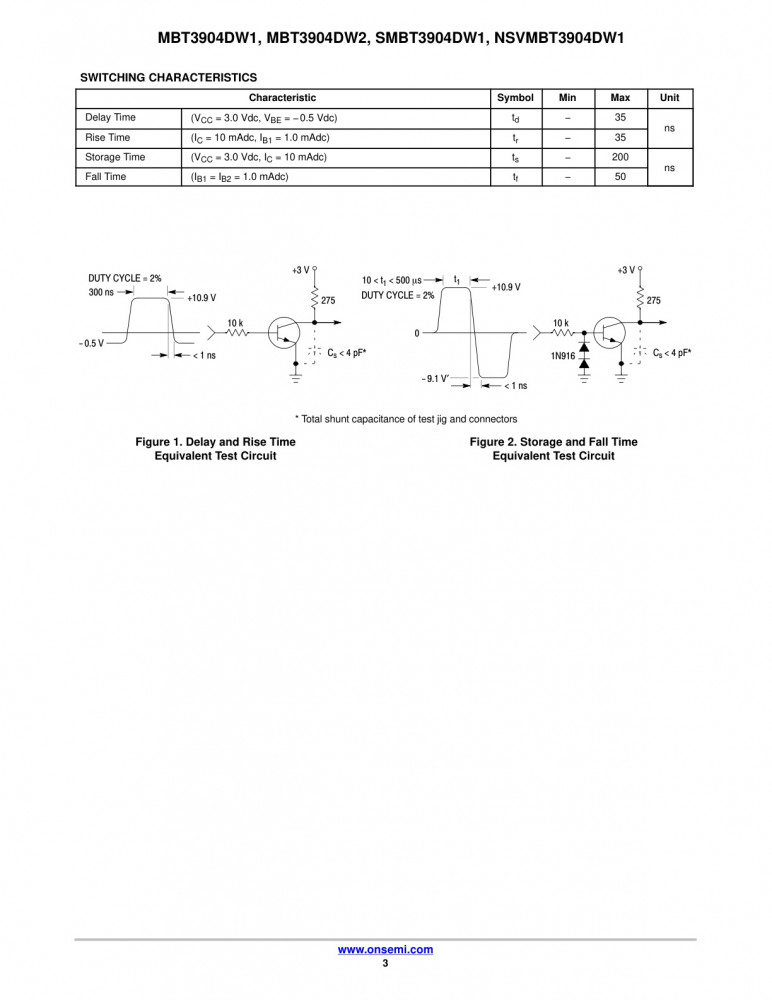 MBT3904DW1T3G datasheet page 4