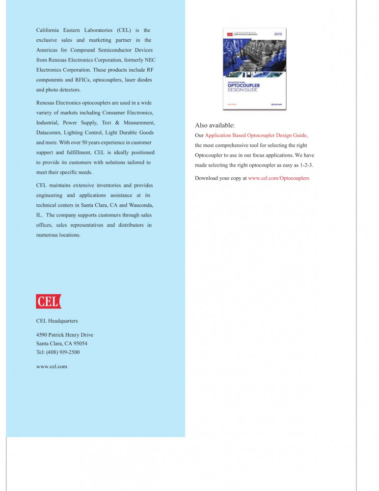 Optocoupler selection guide page 3