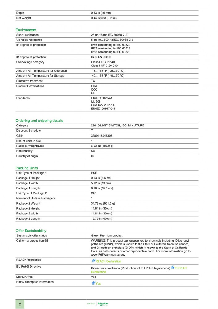 XCMD2121L1 technical document page 2