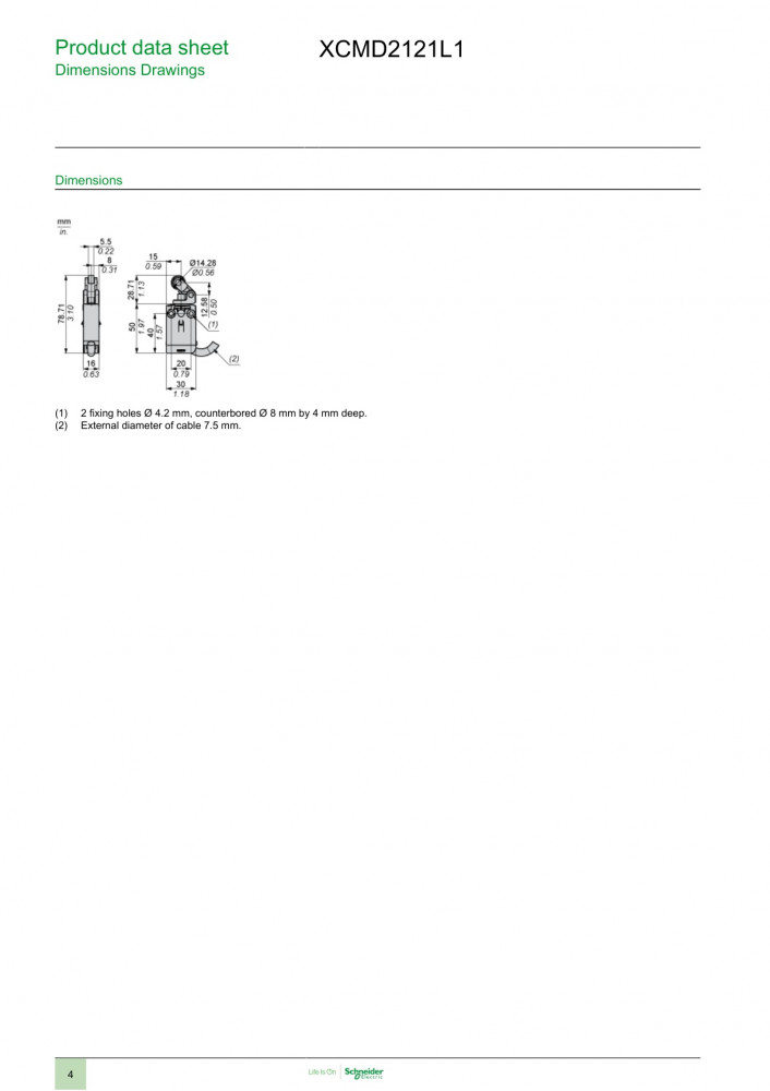 XCMD2121L1 technical document page 4