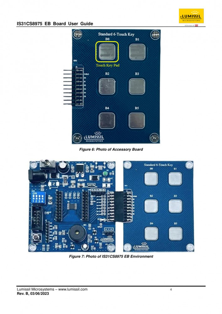 IS31CS8975 evaluation board documentation page 4