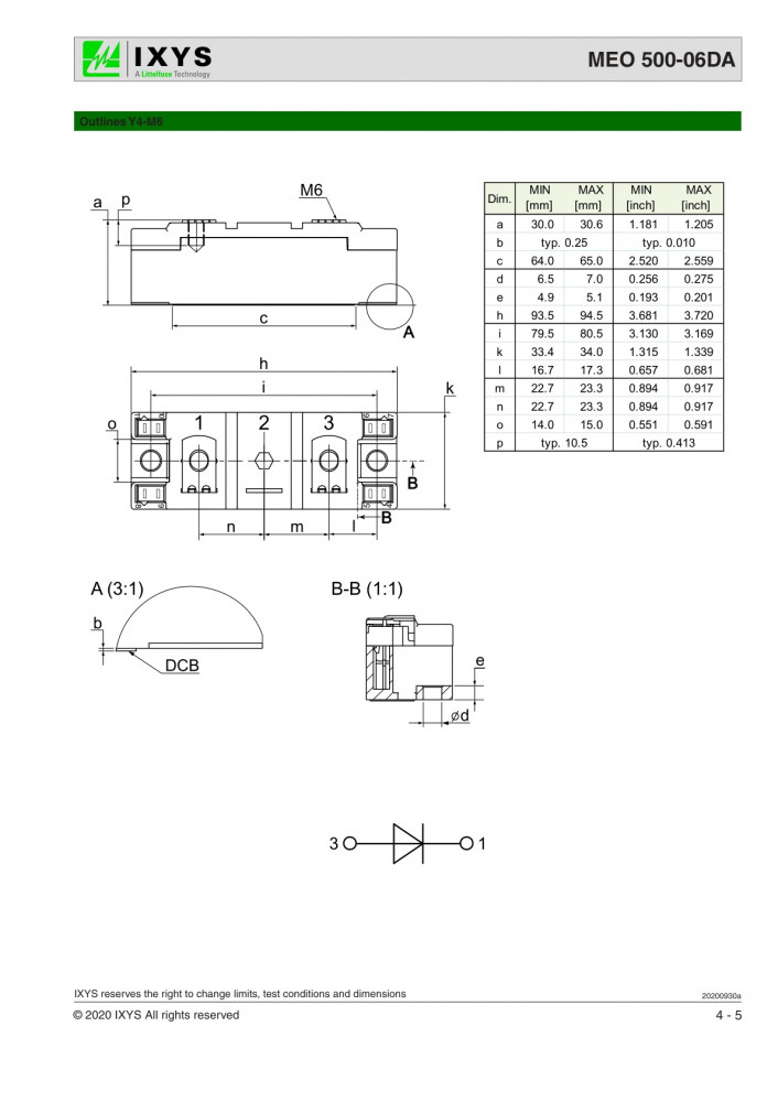 MEO500-06DA datasheet page 4