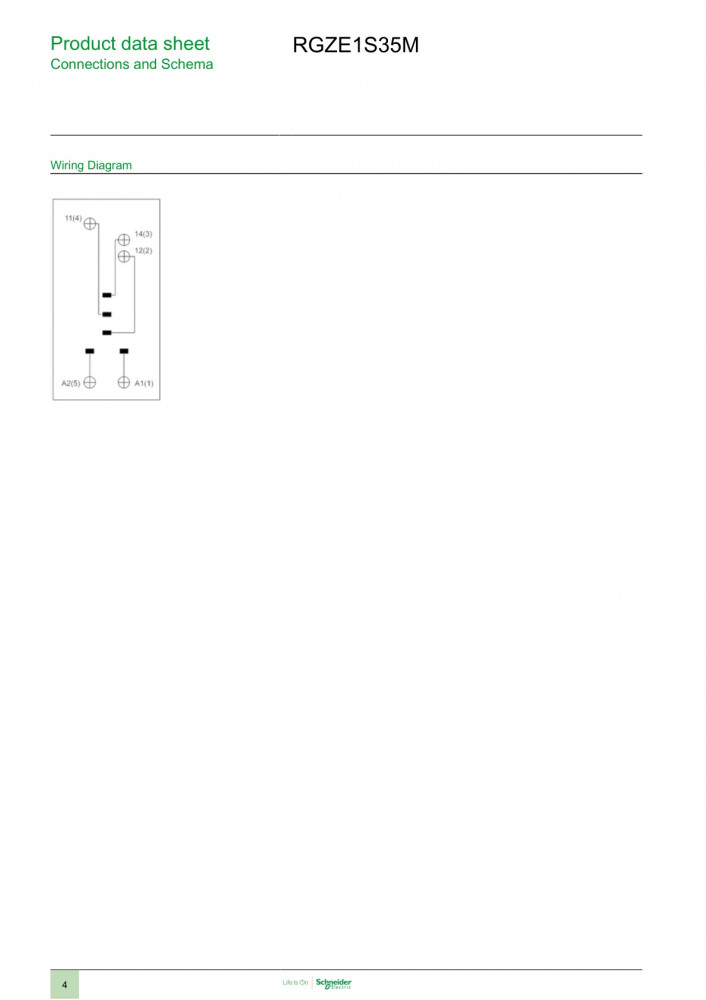 RGZE1S35M product documentation page 4