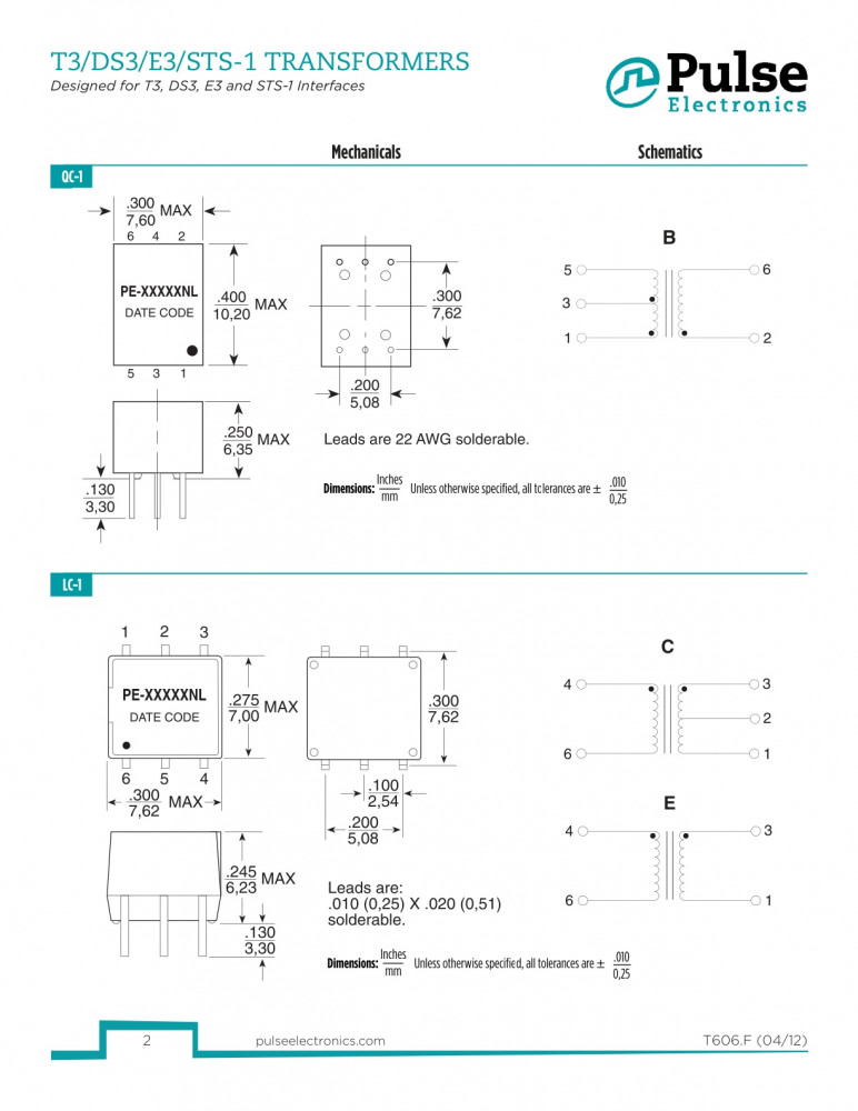 PE-65779NL technical document page 2