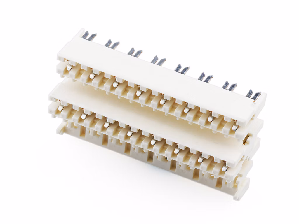 5.00mm R-Power RAST Female Connector, 10.0A, Tin Plated, 2 Circuits, UL94-V2, Fully Coded, Open End Walls, Natural