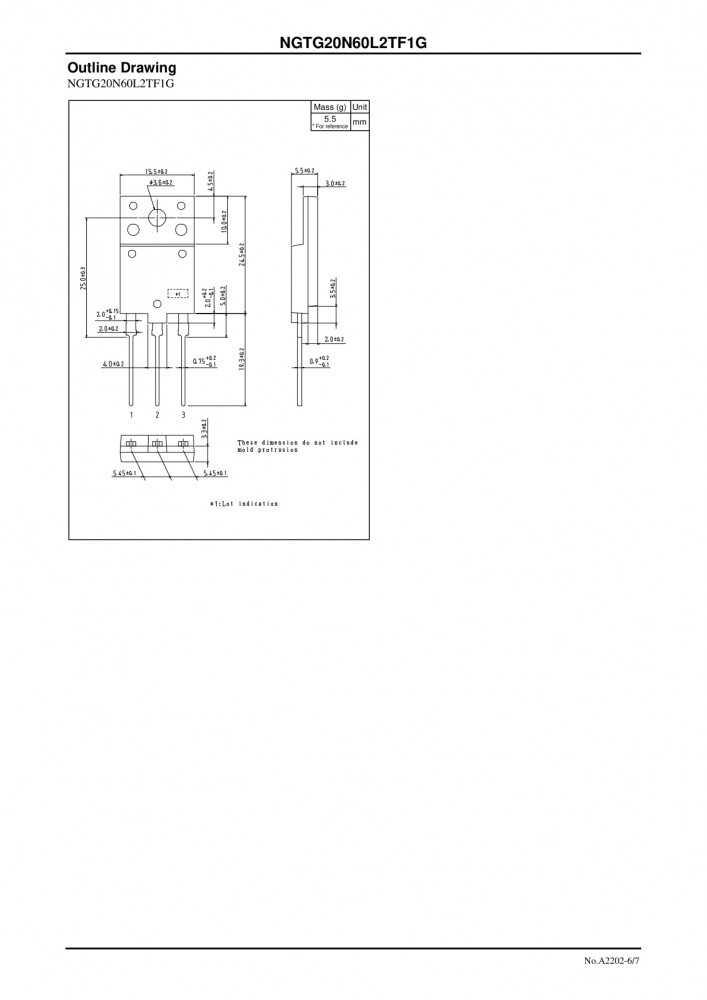 NGTG20N60L2TF1G datasheet page 6