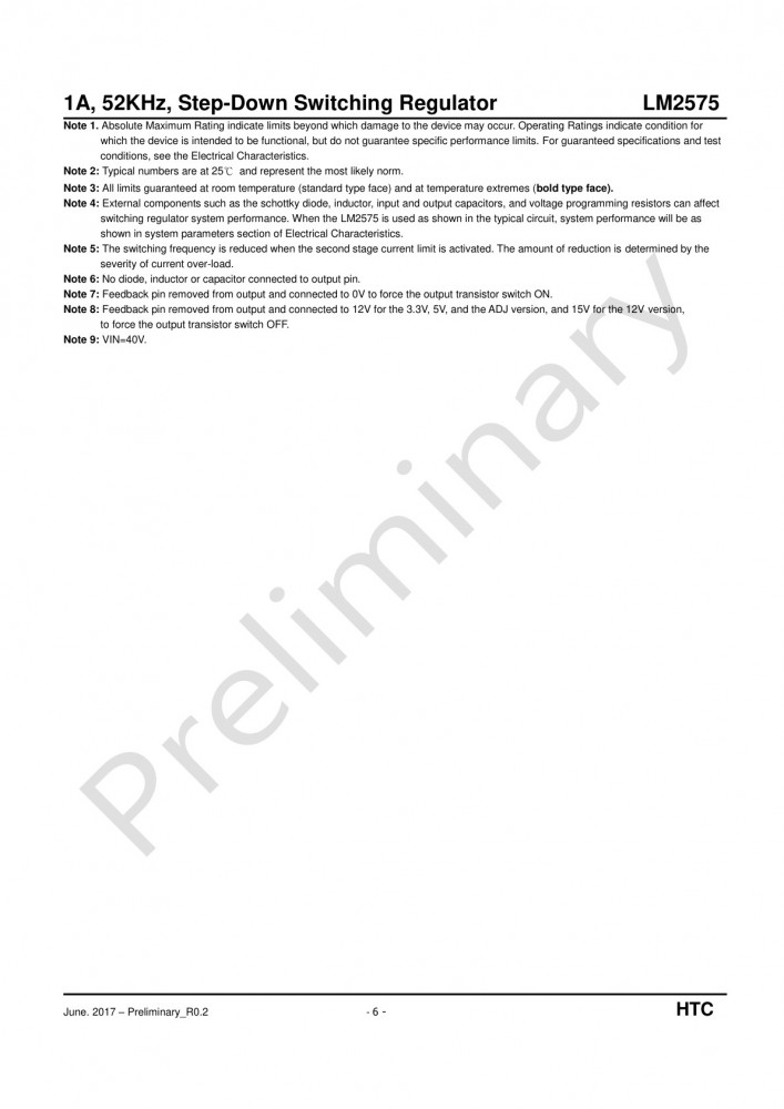 LM2575GT-5.0 datasheet page 6