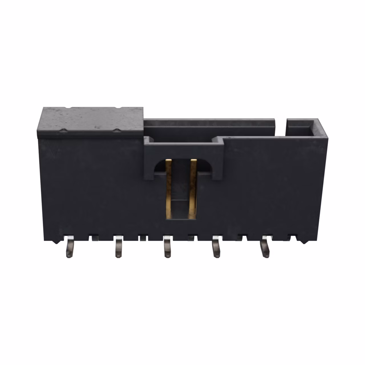 SL Wire-to-Board Header, Surface Mount, Single Row, Vertical, 10 Circuits, 0.38µm Gold (Au) Selective Plating, Tape and Reel, with Pick-and-Place Cap for sale