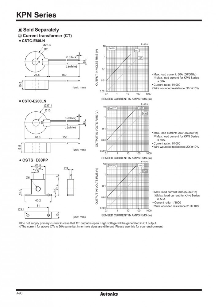KPN Series technical document page 6