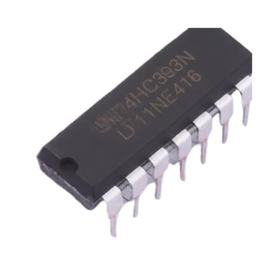 lingxingic SN74HC393DR(LX) Dual 4-Bit Binary Counter Chip – Counters & Dividers IC